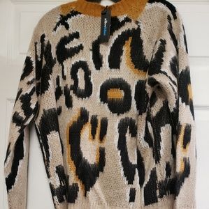 Alice Blue | Sweaters | Leopard Print Sweater | Poshmark